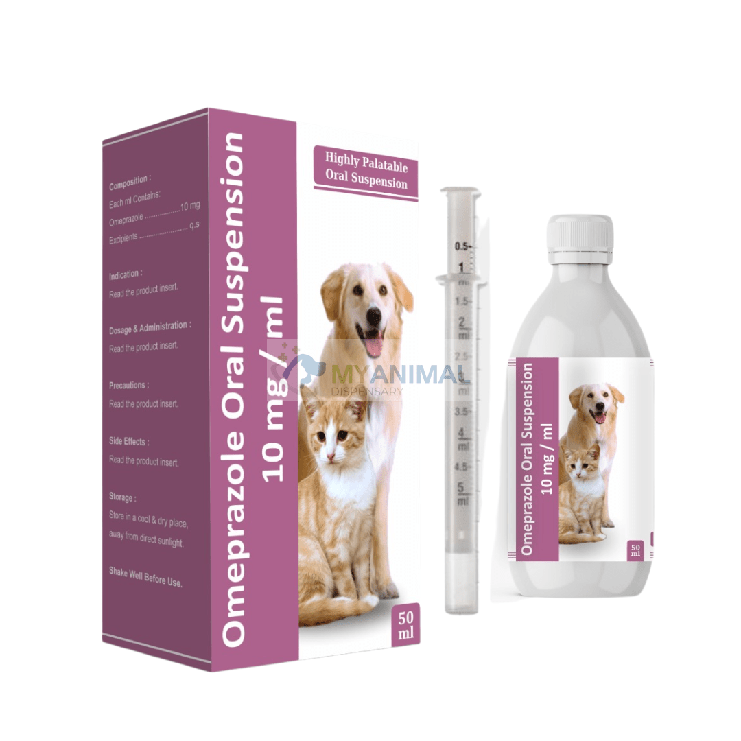 Omeprazole 10mg/ml Oral Suspension 50ml — My Animal Dispensary