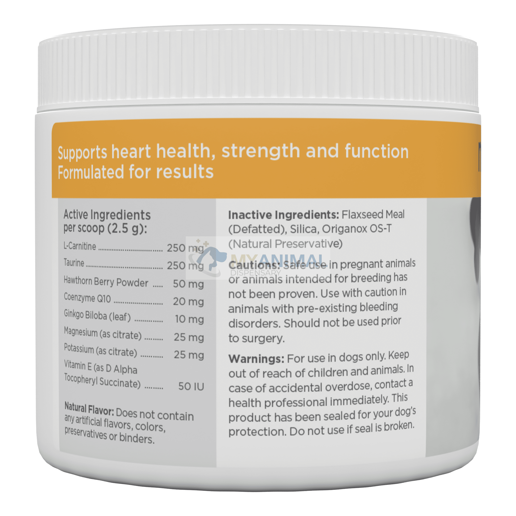 MaxxiPaws MaxxiCardio Cardiac Supplement for Dogs (150g) — My Animal ...