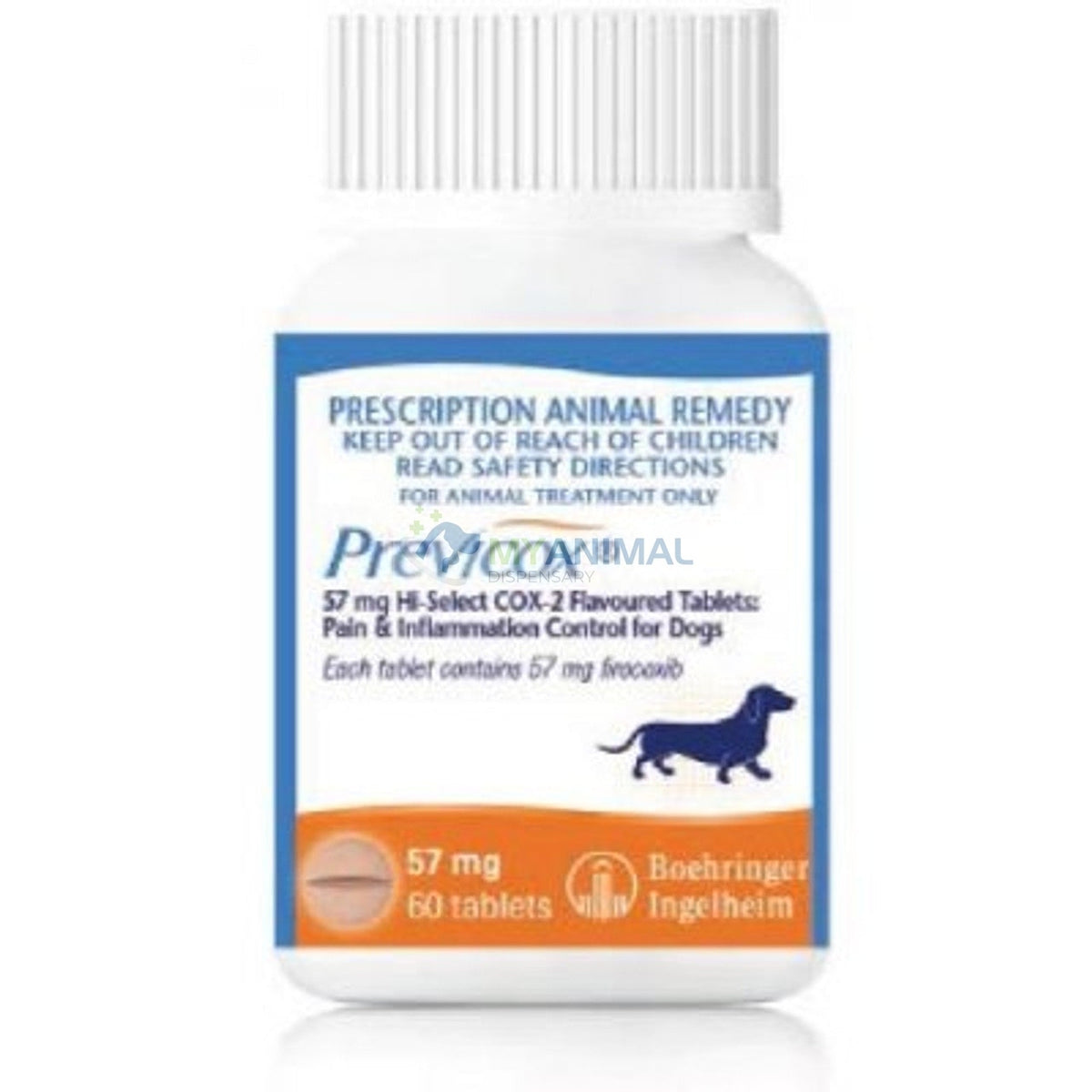 Previcox 57mg Tablets (Firocoxib) — My Animal Dispensary