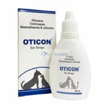 Oticon Ear Drops for Dogs Cats 20mL — My Animal Dispensary