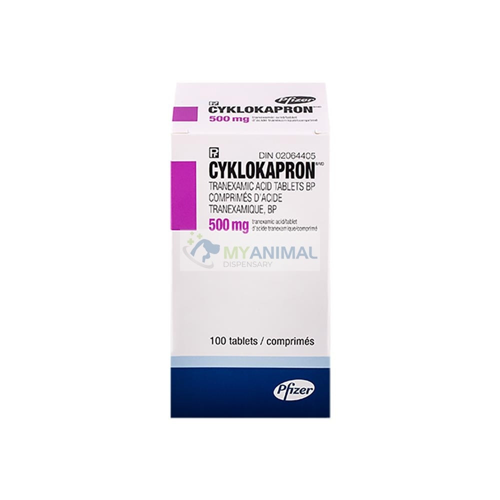 Cyklokapron Tranexamic Acid Tablet (500mg) — My Animal Dispensary