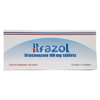Itrazol Itraconazole Anti-Fungal Tablet for Dogs Cats (100mg) — My ...