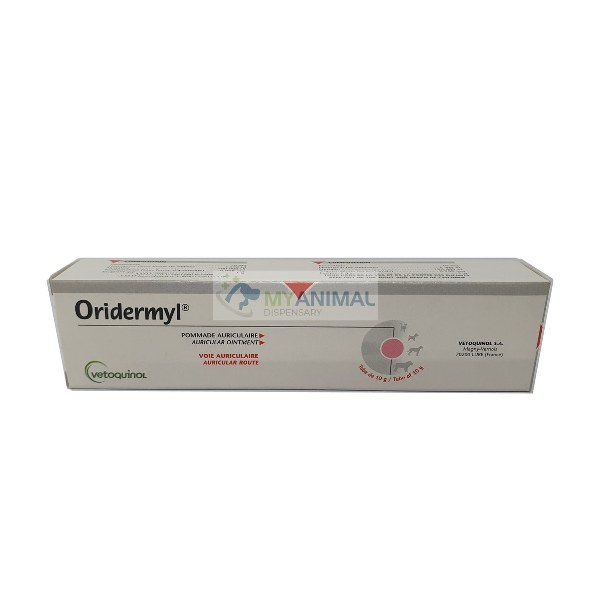 Oridermyl Ear Gel 10g — My Animal Dispensary
