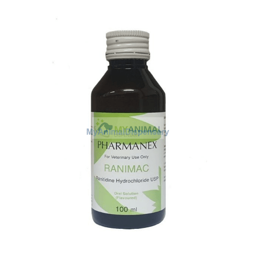 Ranimac Ranitidine Oral Solution for Dogs, Cats and Small Animals 100m ...