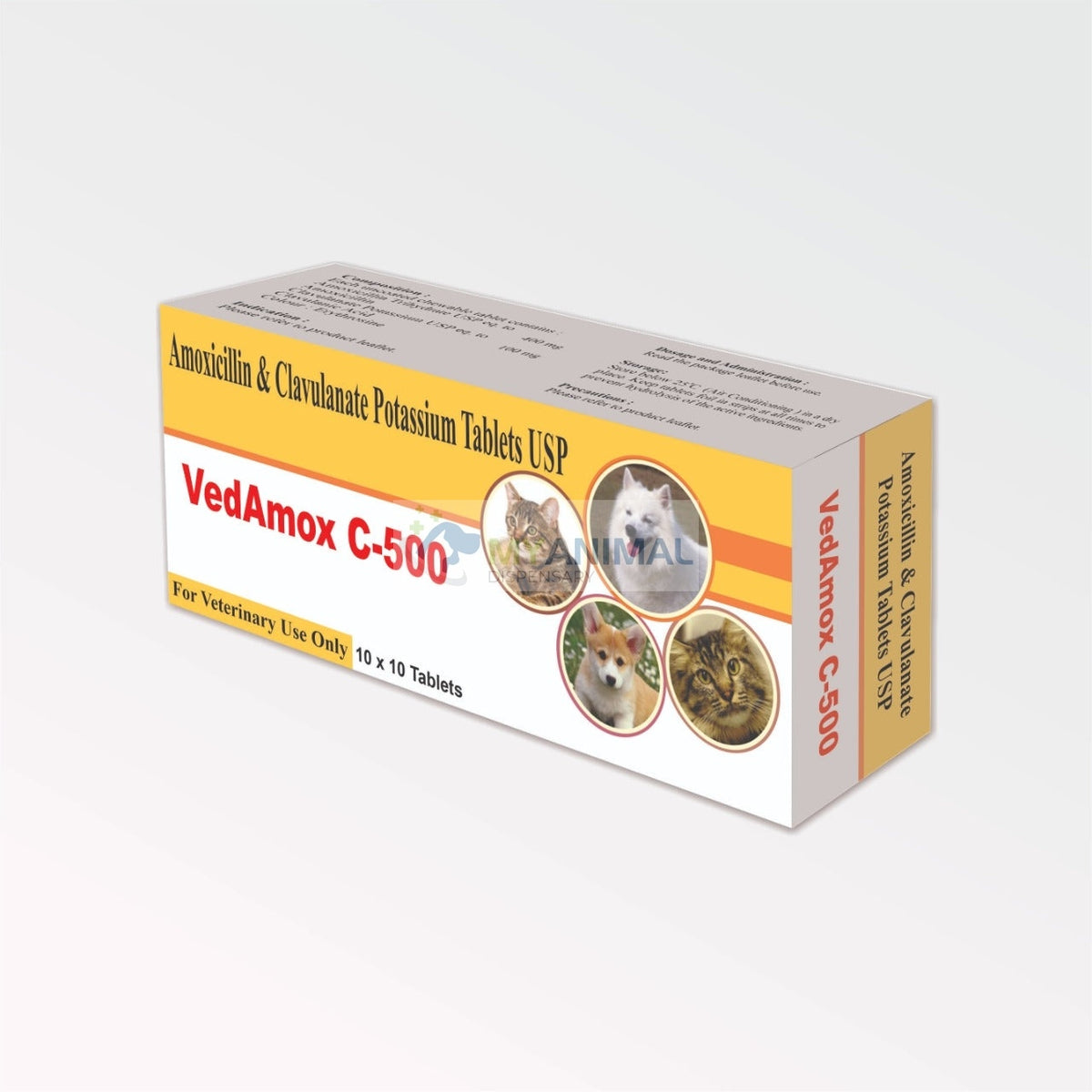 VedAmox C Amoxycillin Clavulanate tablets — My Animal Dispensary