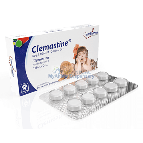 Clemastine® 1mg Antihistamine Oral Tablet — My Animal Dispensary